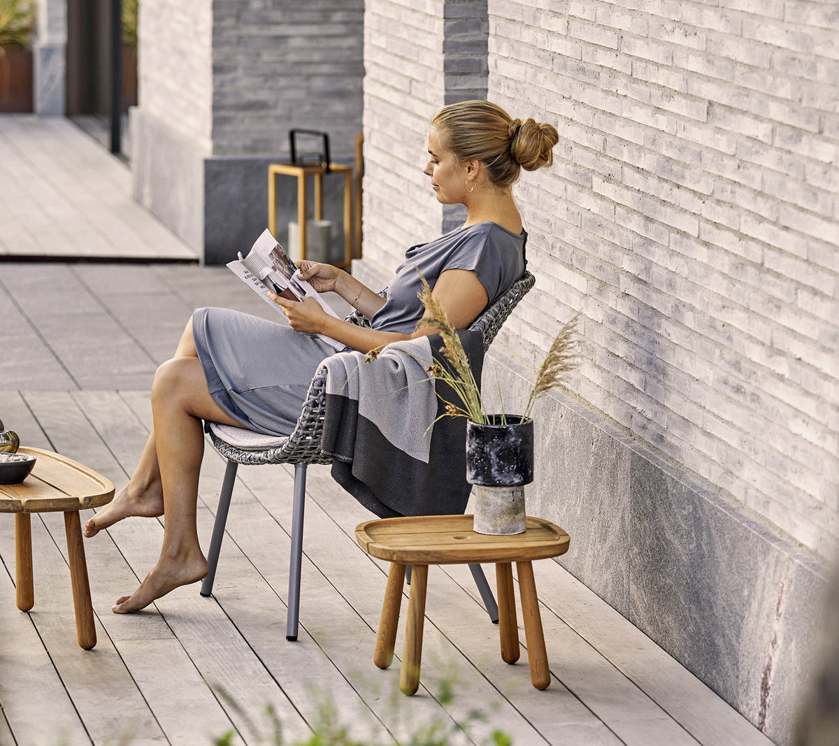 Cane-line Royal coffee table, square - Exclusive Danish design ...