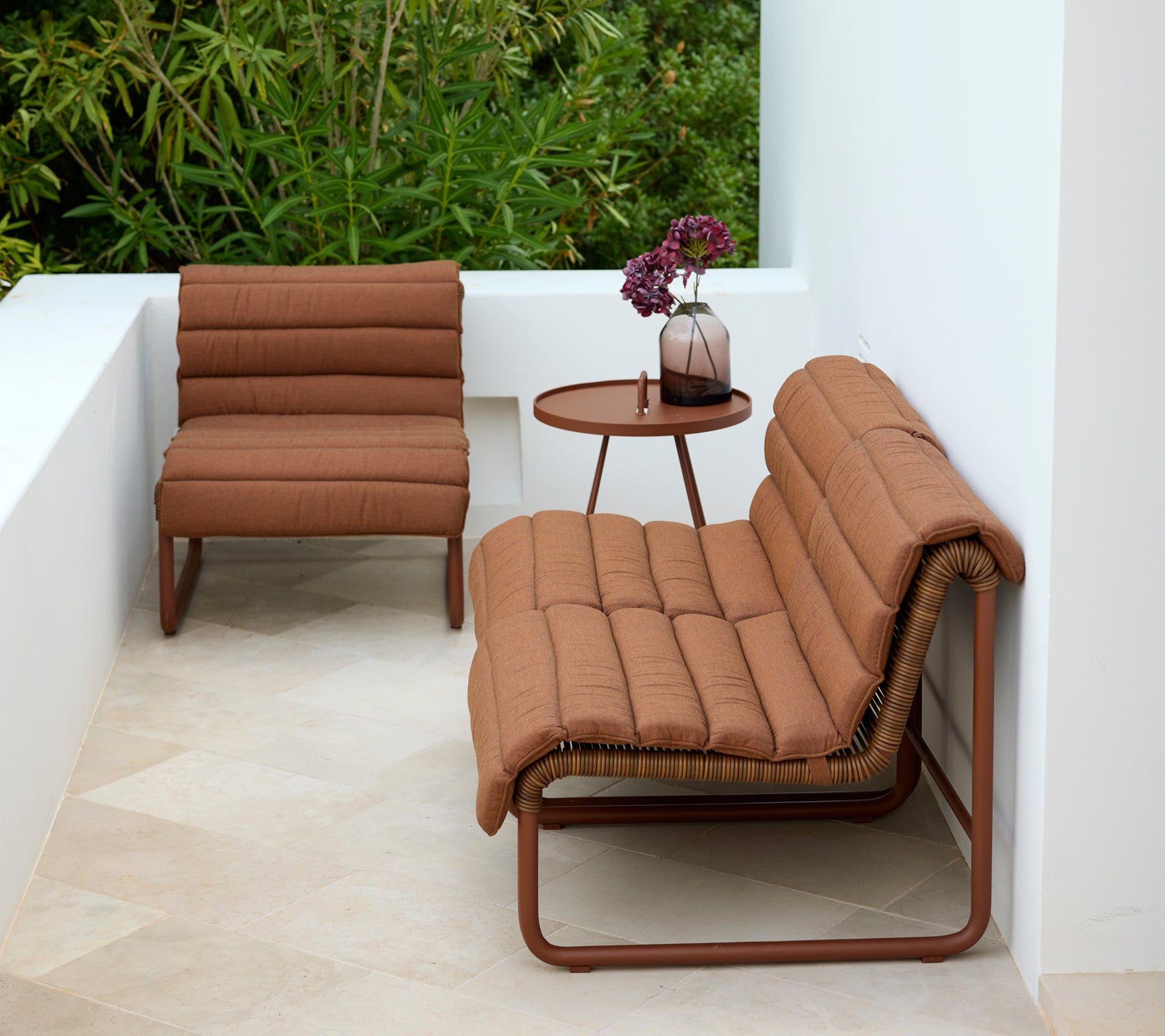 Cane-line Al Dente lounge chair, cushion set - Exclusive Danish design ...
